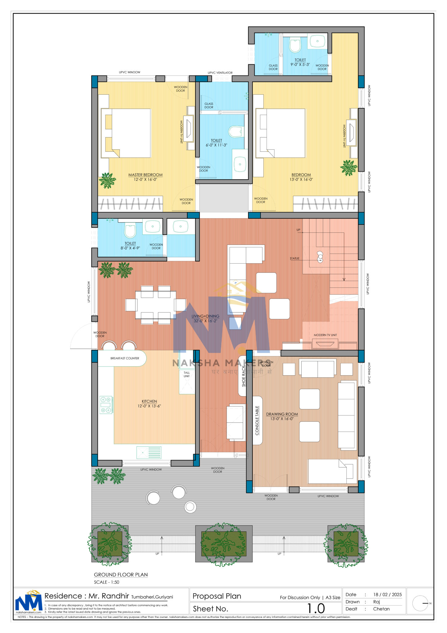 2D LAYOUT PLAN – Naksha Makers