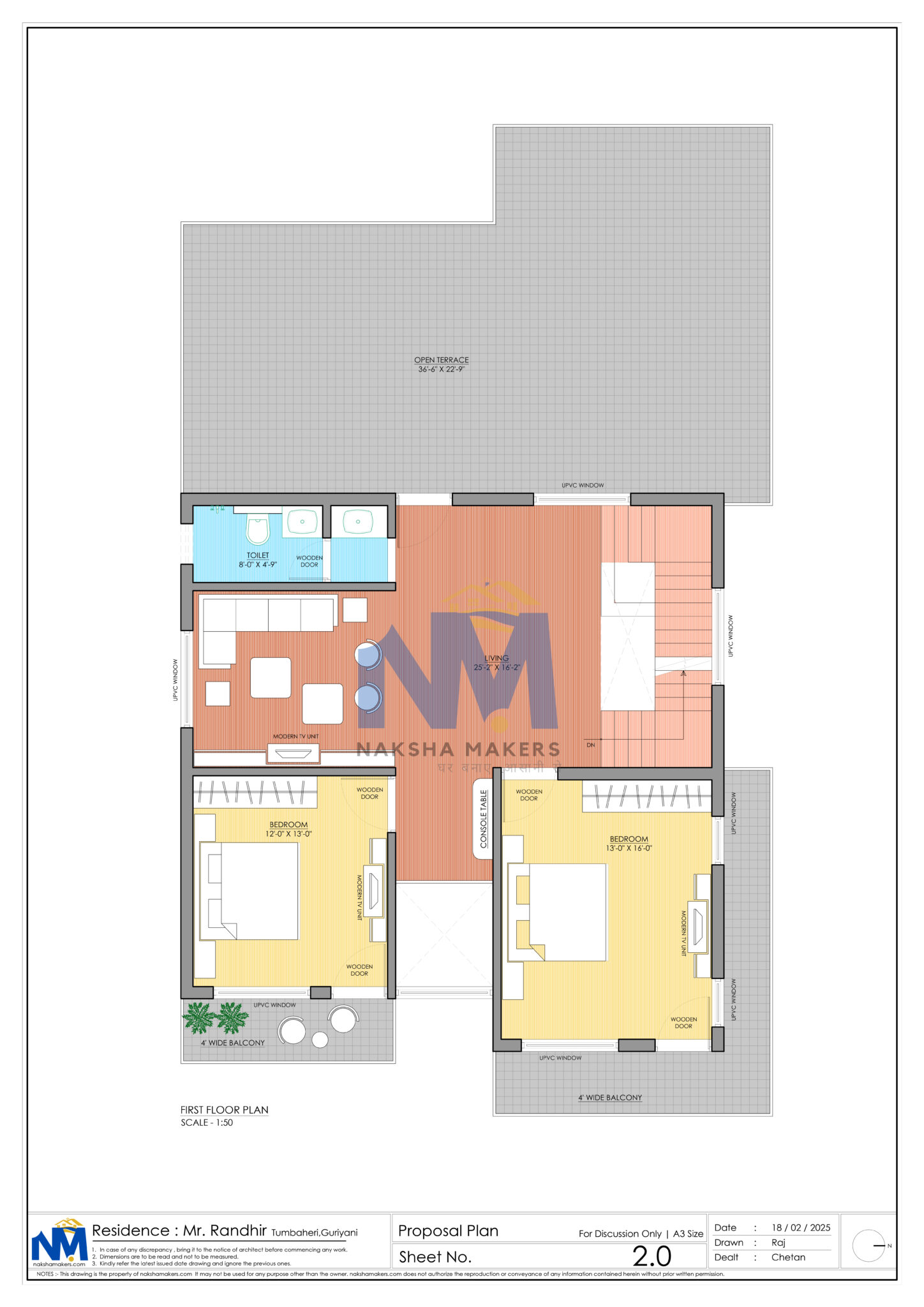2D LAYOUT PLAN – Naksha Makers