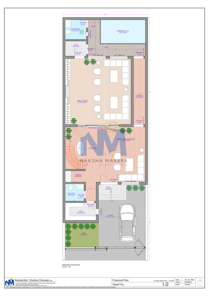 2D LAYOUT PLAN – Naksha Makers