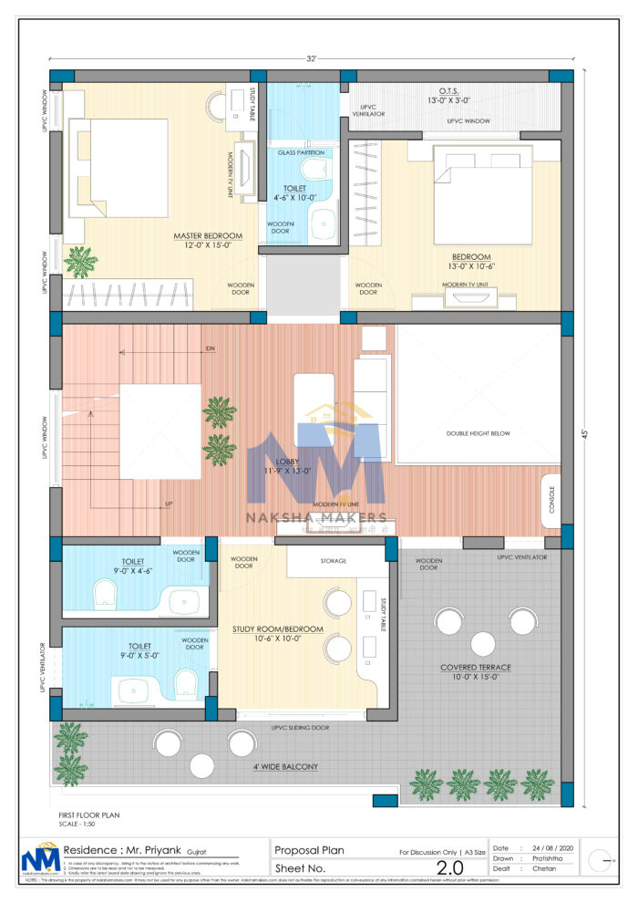 2D LAYOUT PLAN – Naksha Makers