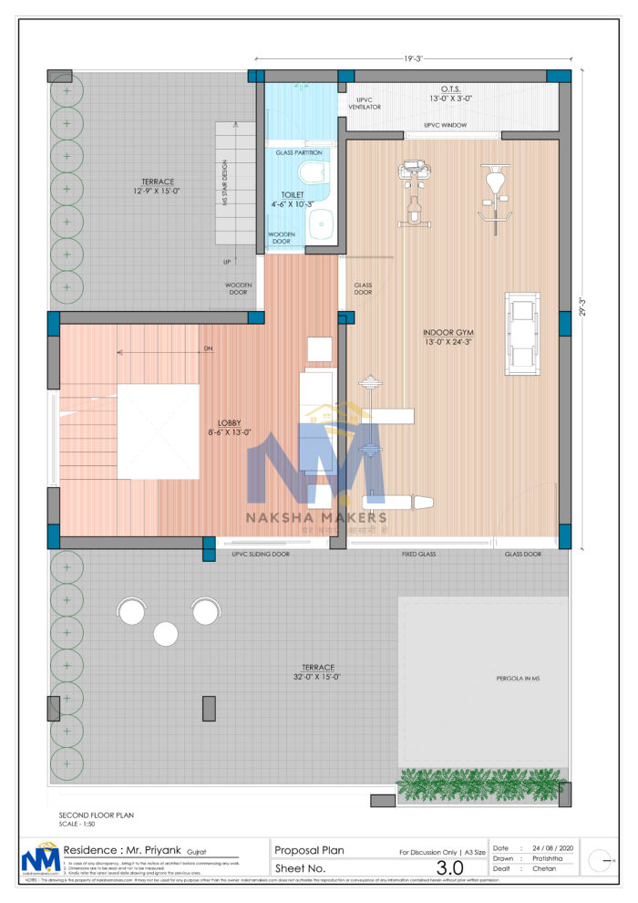 2D LAYOUT PLAN – Naksha Makers